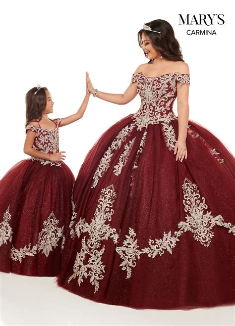 Marys Bridal MQ1071 Off The Shoulder Quinceanera Dress MadameBridal