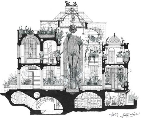 Galería De Arte Y Arquitectura Dibujos Arquitectónicos Que Evidencian