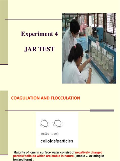 Coagulation Flocculation Jar Test Experiment Pdf Pdf Chemistry