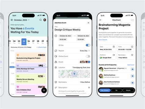 Dateo Calendar Mobile App By Andika Tata 🌱 On Dribbble
