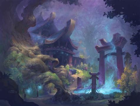 Artstation Emerald Reveries Grace Liu Warcraft Art World Of