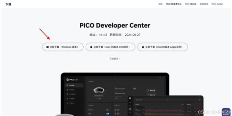 Vr开发日志 如何用vr头盔看到自己开发的vr内容？如何用pico头盔直连ue开发的内容预览？使用pico和ue 开发vr Csdn博客