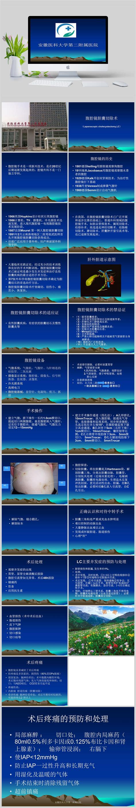 腹腔镜微创胆囊摘除手术ppt课件 当图网