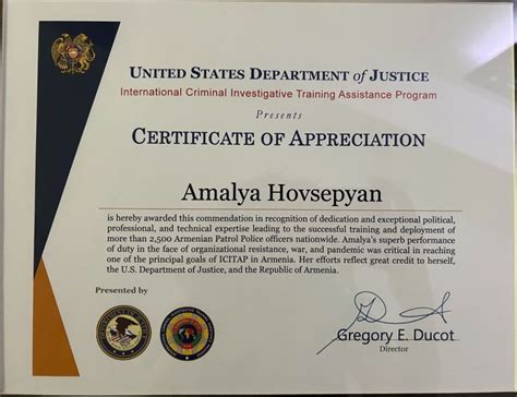Amalya Hovsepyan On Linkedin Icitap Icitaparmenia Certificate