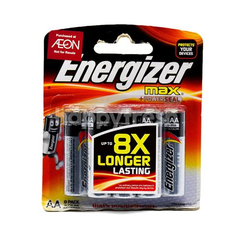 Beli Energizer Max + Power Seal AA Battery dari AEON - HappyFresh