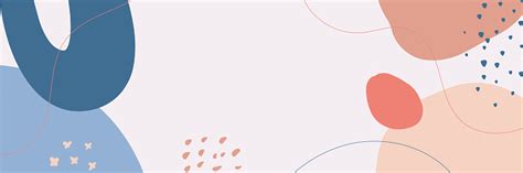 추상적 인 유기 긴 벡터 배너 템플릿 텍스트를위한 복사 공간이있는 Boho 스타일의 최소한의 배경 페이스 북 커버 동적 추상