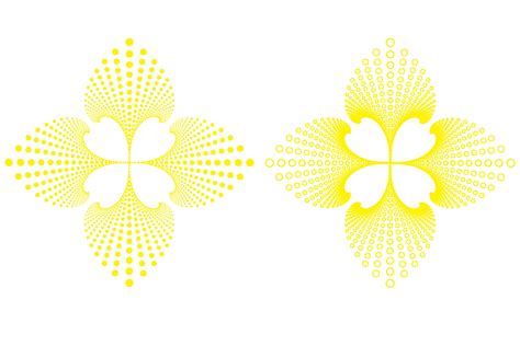 Simple Abstract Yellow Color Geometric Flower 45633135 Vector Art At