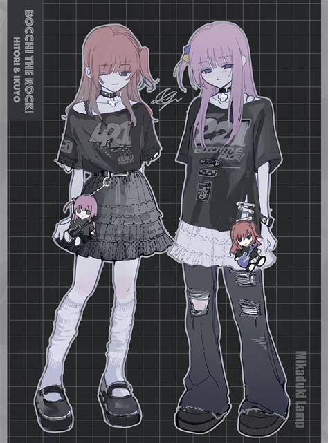 Gotoh Hitori And Kita Ikuyo Bocchi The Rock Drawn By Three9moon Danbooru
