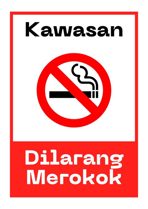 Jual Stiker Kawasan Dilarang Merokok Poster Kota Madiun Timzi Store Tokopedia