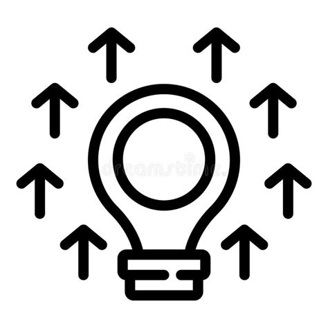 Boost Project Icon Outline Vector Creative Target Stock Illustration Illustration Of Launch
