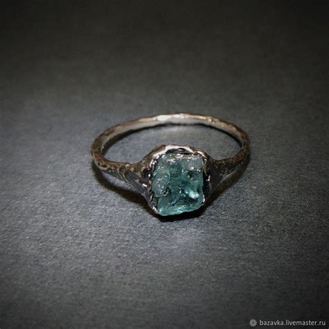 Серебряное кольцо с апатитом купить в интернет-магазине Ярмарка ...