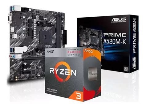 Combo Actualizacion Pc Amd Gamer Ryzen 3 Mother Micro