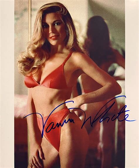 Vanna White Signed 8x10 Risqué Photo 4541828984