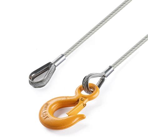 China Trailer Cable Wire Rope Sling For Crane Suppliers Manufacturers