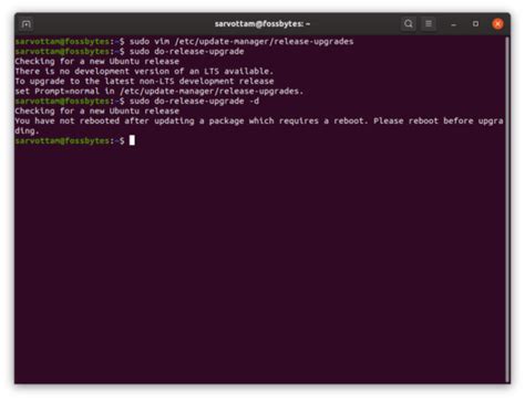 How To Upgrade Ubuntu From Command Line Terminal