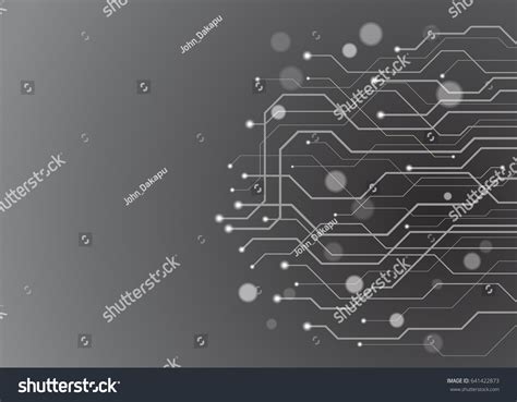 Abstract Technology Circuit Board Vector Background Stock Vector Royalty Free