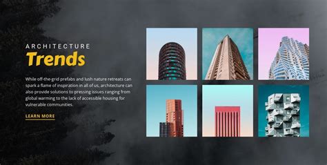 Architecture Trends CSS Template