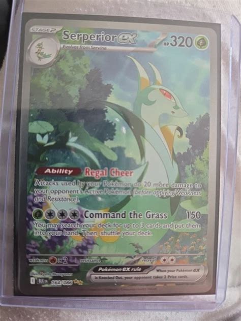 PokÉmon Tcg Serperior Ex Sir 164 086 Black Bolt English Card Near Mint