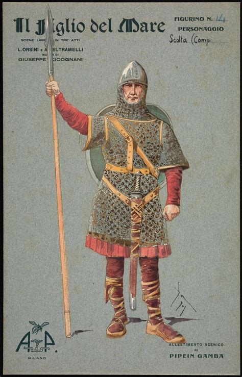 Scolta Comp Pipein Gamba 1907 8 Rmedievalromanticism