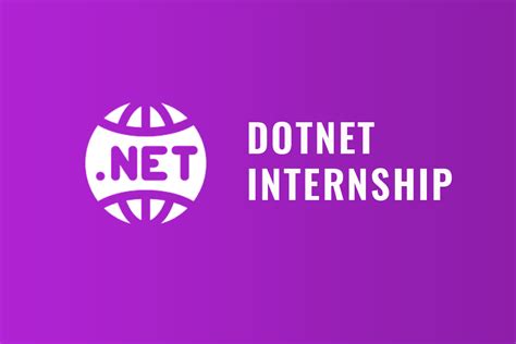 Dotnet Online Internship