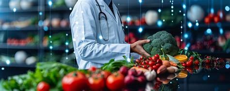 Premium Photo Ai Algorithms Analyzing Dietary Patterns Background