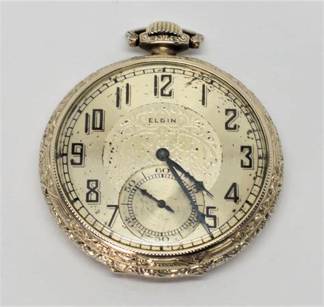 Elgin Watch Company Display Back Pocket Watch At 1stdibs Elgin 17 Jewel Pocket Watch Serial
