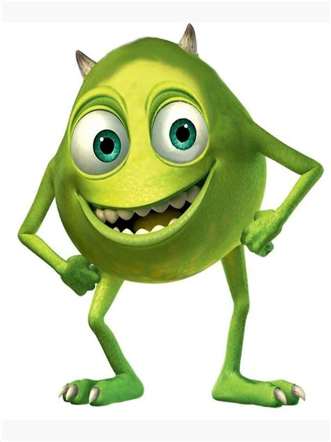 Pegatina Mike Wazowski Dos Ojos Mike Wazowski Dos Ojos Mike Wazowski