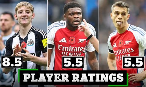 Newcastle 1 0 Arsenal Player Ratings Which Gunners Star Was Off The