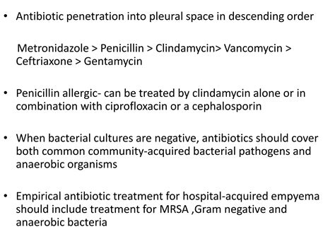 Management Of Parapneumonic Effusion And Empyema Pptx