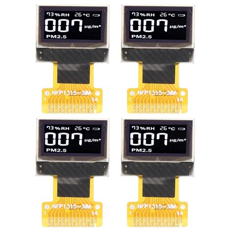 Pantalla Lcd 4pcs Módulo De Visualización De Diodo Emisor De Luz