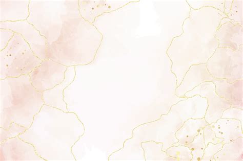 황금 크래커와 추상 먼지 홍당무 액체 수채화 배경 파스텔 대리석 알코올 잉크 그리기 효과 결혼 초대를 위한 벡터 일러스트 디자인