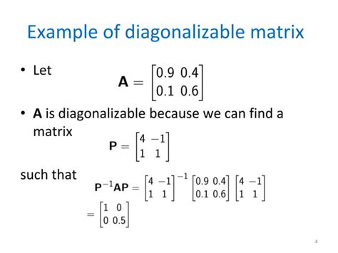 Diagonalization And Eigen Pptx