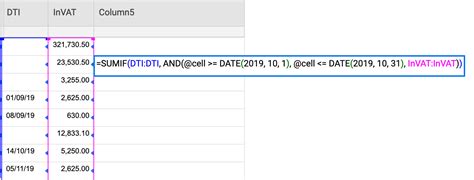 SumIf With Date Range Smartsheet Community