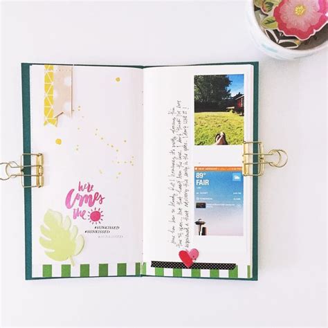 Traveler S Notebook Layout Inspiration By Bananafishstudio