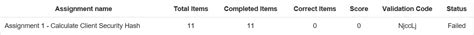 Calculate Client Security Hash Upload Assignment Fail Academy