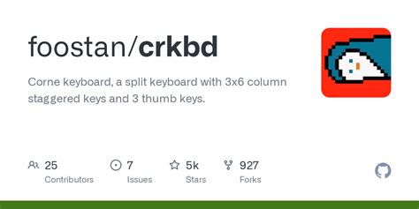 Github Foostan Crkbd Corne Keyboard A Split Keyboard With X Column Staggered Keys And