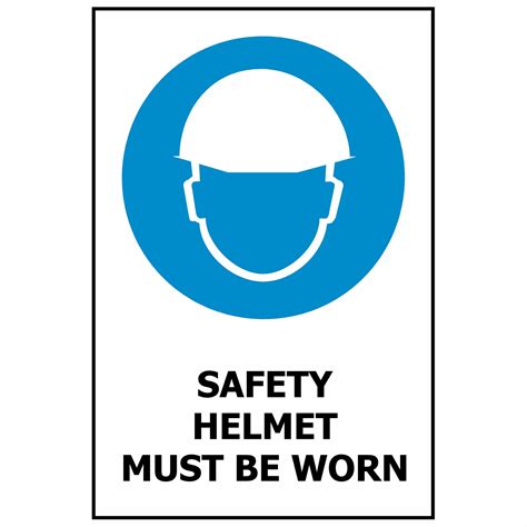 Safety Helmet Must Be Worn Safety Genius