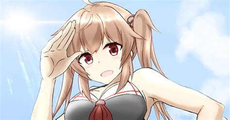 艦隊これくしょん 水着村雨 井南すいのイラスト Pixiv