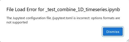 File Load Error The Jupytext Configuration File Is Incorrect Options