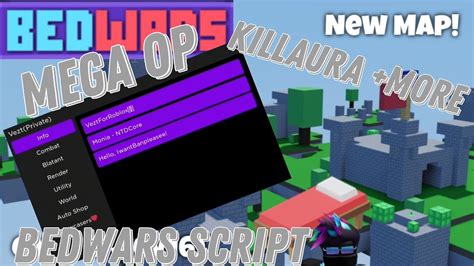 Bedwars Script Mega Op 😬 Moblieandpc O Youtube