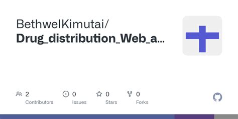 Github Bethwelkimutaidrugdistributionwebapp