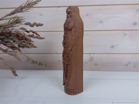 Перун славянский языческий бог, деревянная фигурка, чур купить в ...