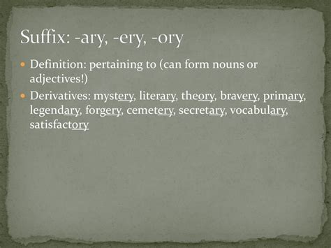 Mp3 Root Words And Affixes Ppt Download