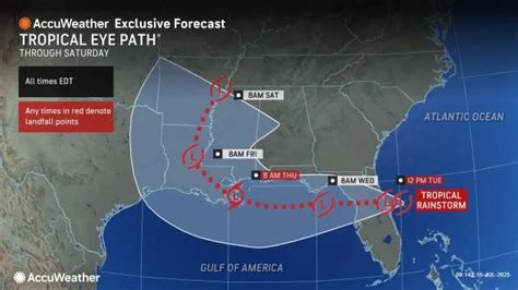 Will Tropical Storm Dexter Form In The Gulf Invest 93l Spaghetti