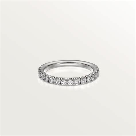 Etincelle De Cartier Wedding Band 26 Mm Width Semi Paved Etincelle