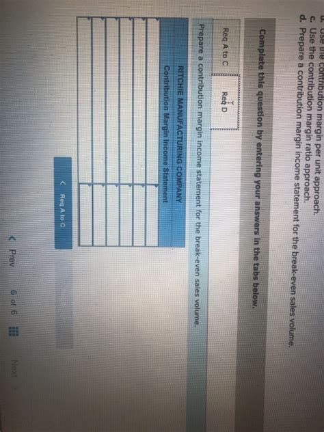 Solved Help Problem A Determining The Break Even Point Chegg