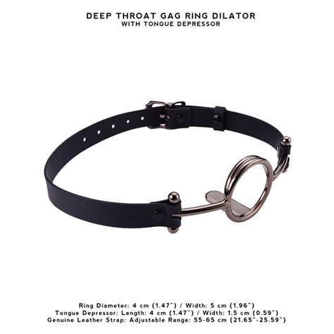 Deep Throat Gag Ring Tongue Depressor Ozgaga