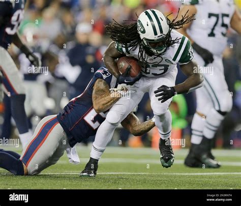 New England Patriots Strong Safety Patrick Chung Left Tackles New