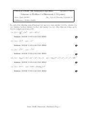 Analysis Of Fundamental Algorithms Homework Problems Course Hero
