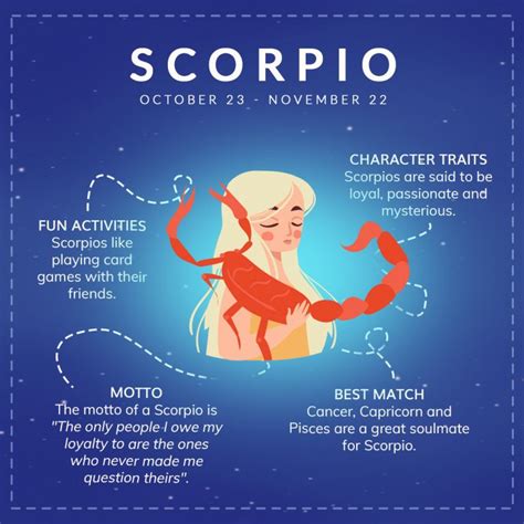 Scorpio Traits Explore Fun Activities Best Zodiac Match And Motto